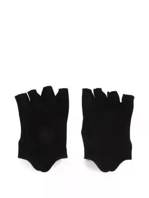 TROUBLED WATERS Slayer Fingerless Leather Gloves