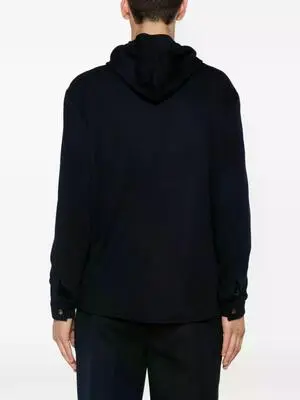 Eleventy Hooded Wool Jacket