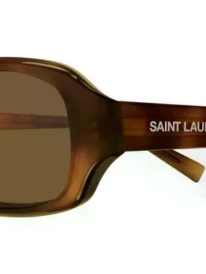 Saint Laurent Erin Rectangle-frame Sunglasses