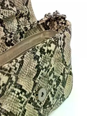 MORGAN Snake-effect Quilted Cross Body Bag