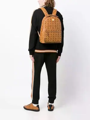 Mcm Medium Stark City Backpack - Brown