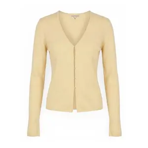 ANSE VICTORIN Laetitia Cashmere Cardigan Bone