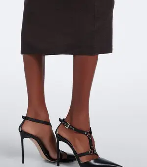 TOM FORD Off-shoulder Wool And Silk Midi Dress