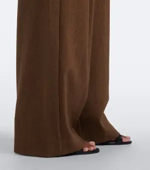THE SEI Crepe Wide-leg Pants