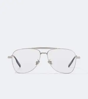 Dior Diorblacksuito A4u Aviator Glasses - Silver