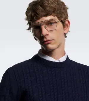 Dior Diorblacksuito A4u Aviator Glasses