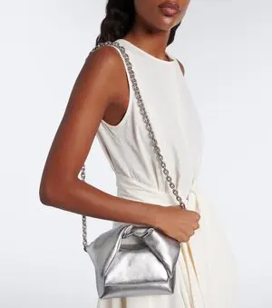 JW Anderson Twister Small Leather Top-handle Bag