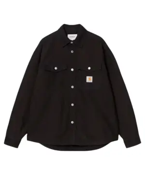 Carhartt Work In Progress Cotton Shirt Jacket - Black