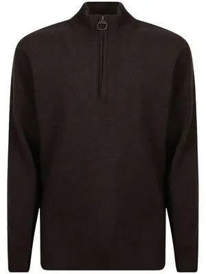 Barbour Holden Half-zip Turtleneck - Brown