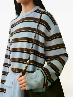 LESS Striped Relaxed-fit Sweater