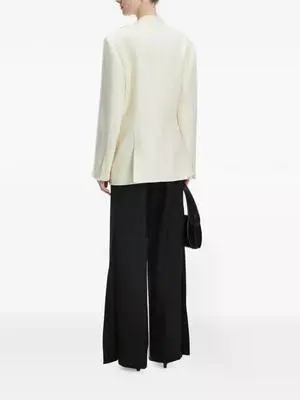 JNBY Collarless Tiered-hem Blazer