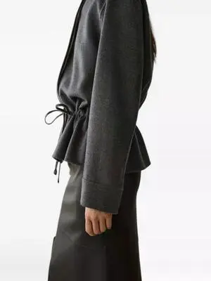 LESS Cropped Drawstring Jacket