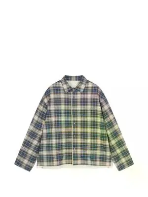 CROQUIS Plaid Relaxed-fit Shirt - Blue