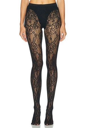 Wolford Infinite Rose Net Tights