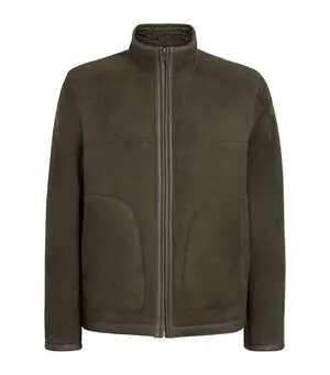 Vince Suede-shearling Jacket
