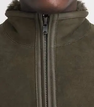 Vince Suede-shearling Jacket