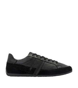 ALLSAINTS Leather Liam Sneakers - Black