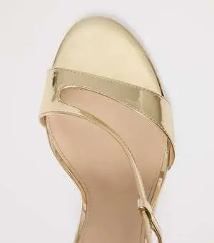 Marina Rinaldi Mirror-finish Sandals 100 - Silver