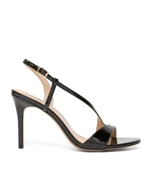 Marina Rinaldi Mirror-finish Sandals 100 - Black