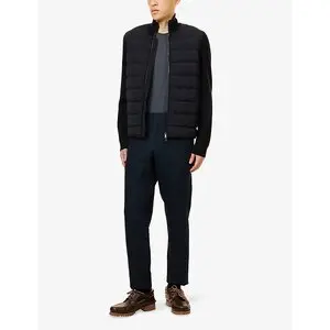 Orlebar Brown Terrence Hybrid Merino-wool And Down Funnel Jacket