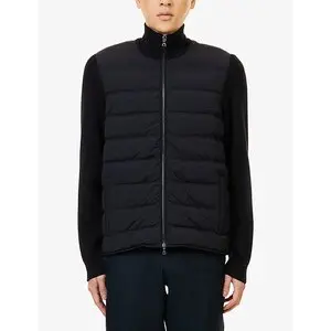 Orlebar Brown Terrence Hybrid Merino-wool And Down Funnel Jacket