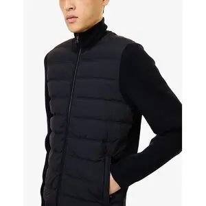Orlebar Brown Terrence Hybrid Merino-wool And Down Funnel Jacket