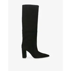 Paris Texas Anja 85 Suede Knee-high Boots - Black