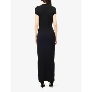JEAN PAUL GAULTIER Leather Label Stretch-jersey Midi Dress