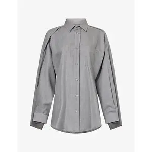DARKPARK Anne Tailored Wool Shirt - Grey