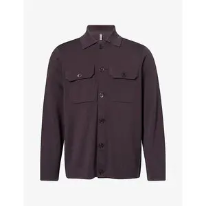 Orlebar Brown Brigg Tailored Merino-wool Knitted Jacket - Espresso