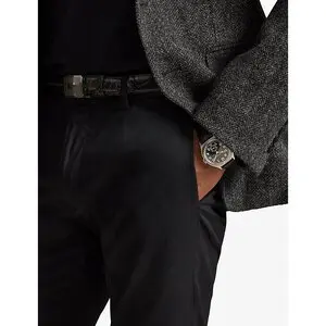 Polo Ralph Lauren Greenwich Slim-fit Stretch-cotton Chino Trousers - Black