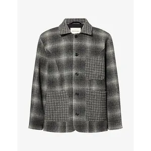 NICHOLAS DALEY Rebel Chore Waffle Wool Coat