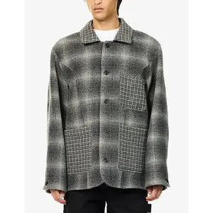NICHOLAS DALEY Rebel Chore Waffle Wool Coat