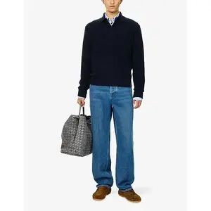 Bottega Veneta Polo Knit Wool And Cashmere Jumper
