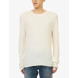 Our Legacy Elongated Long-sleeve Cotton-blend Top
