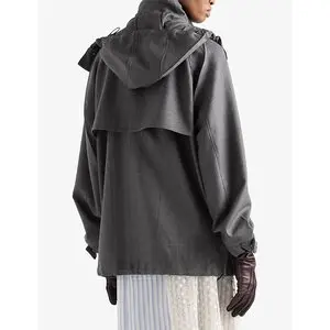 Prada Mélange Hopsack Wool Jacket