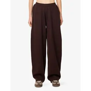 THE COUTURE CLUB Compact Barrel-leg Knitted Jogging Bottoms