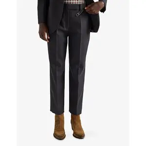 Prada Straight-leg Pin Wool Trousers