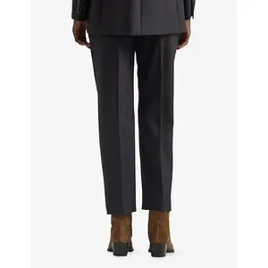 Prada Straight-leg Pin Wool Trousers