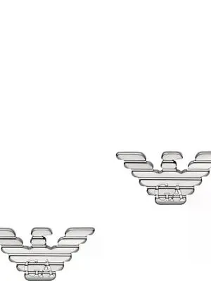 Emporio Armani Eagle-motif Stud Earrings - Silver