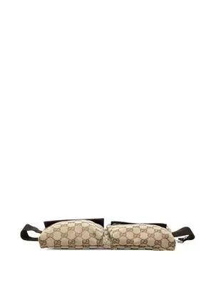 Gucci 2000-2015 Gg Canvas Double Pocket Belt Bag