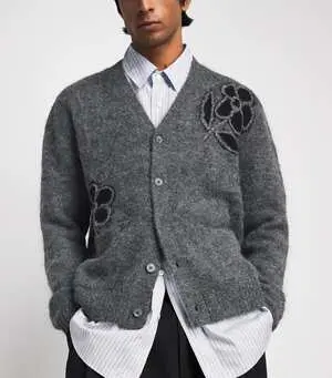 NN.07 Alpaca-blend Floral Kyle Cardigan