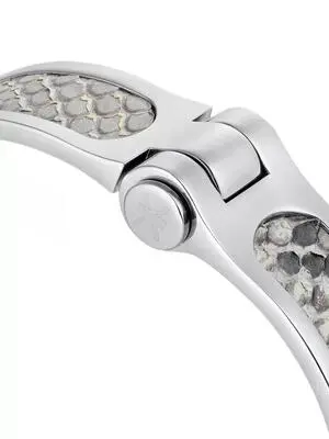KWANPEN Python-panelled Hinged Bracelet