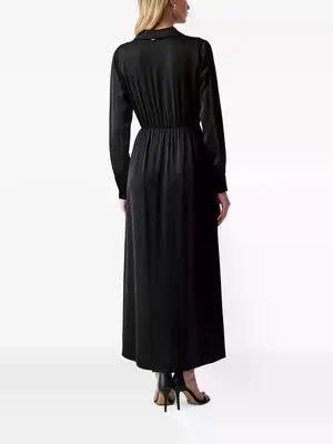 FRACOMINA Wrap-style Side-slit Maxi Dress