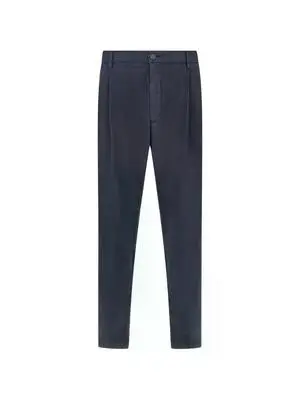 Paul & Shark X-soft Garment-dyed Trousers - Blue