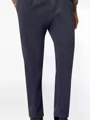 Paul & Shark X-soft Garment-dyed Trousers - Blue