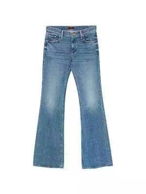 MOTHER The Jinx Heel Flared Jeans - Blue