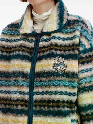 FINGERCROXX Fleece Zig-zag-pattern Jacket