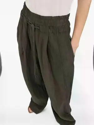Andrea Ya'aqov Wide-leg Drawstring Trousers