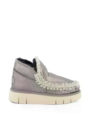 Mou Eskimo Bounce Leather Sneakers - Grey
